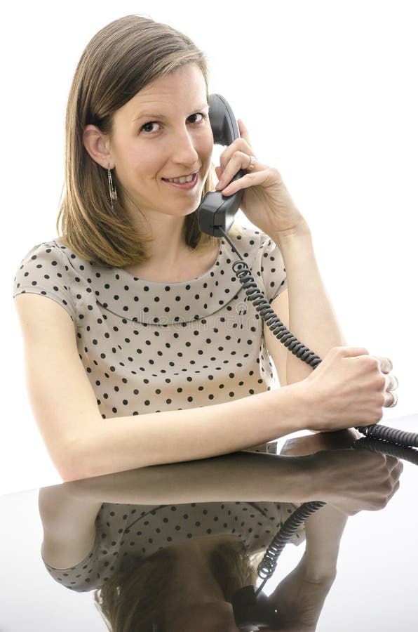 Call Center Employee Speaking with a Customer Stock Photo - Image of ...