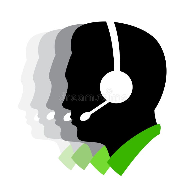 Call center icon stock vector. Illustration of face, agent - 31349405