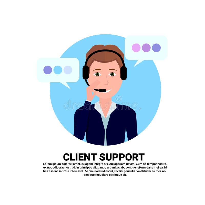 Call Center Headset Agent Woman Client Support Online Operator ...