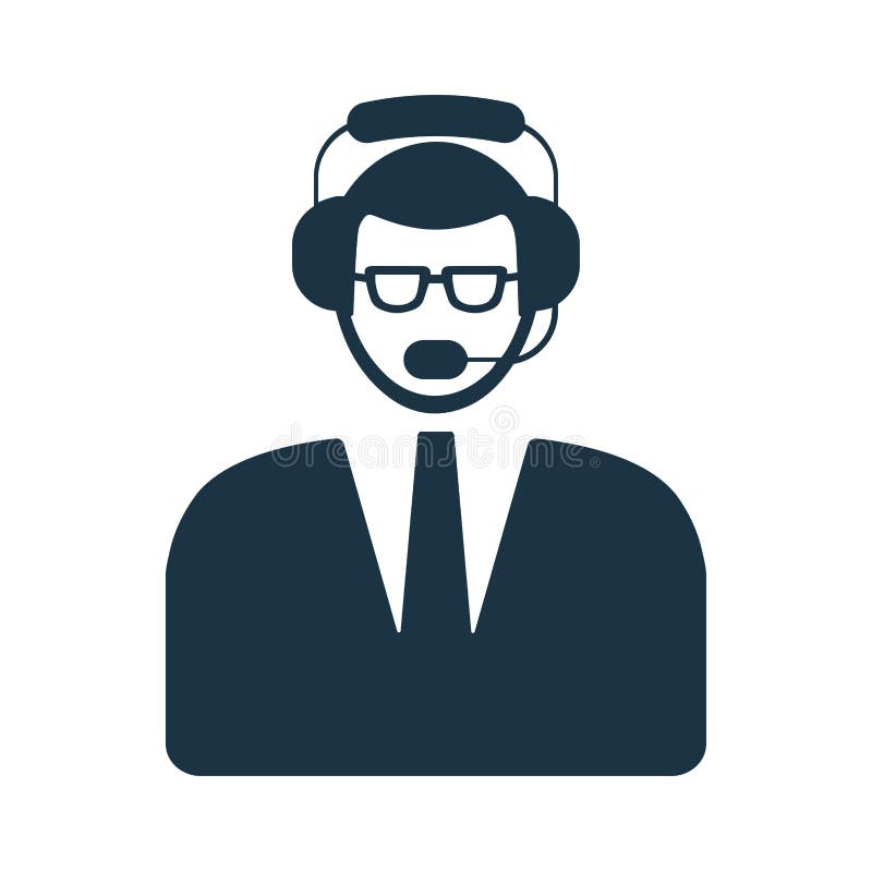 Help Desk, Phone Operator, Reception, Support Chat Icon. Simple Vector ...