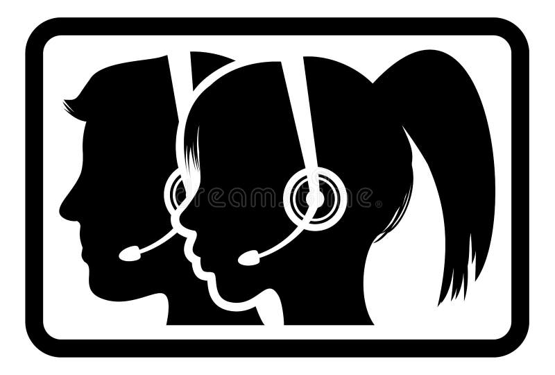 Call Center Headset Icon Stock Illustrations – 19,723 Call Center ...