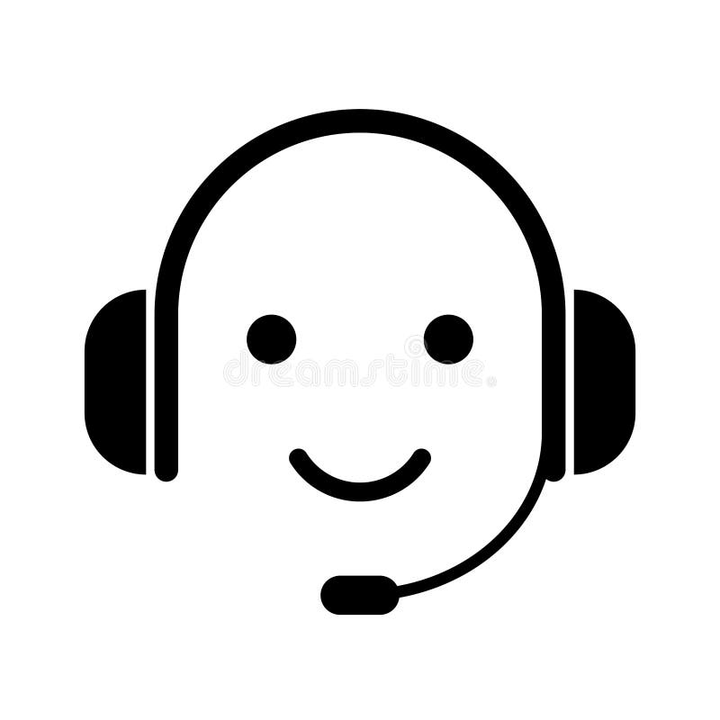Call Center Icon Sign, Operator Customer Support Symbol, Help Center ...