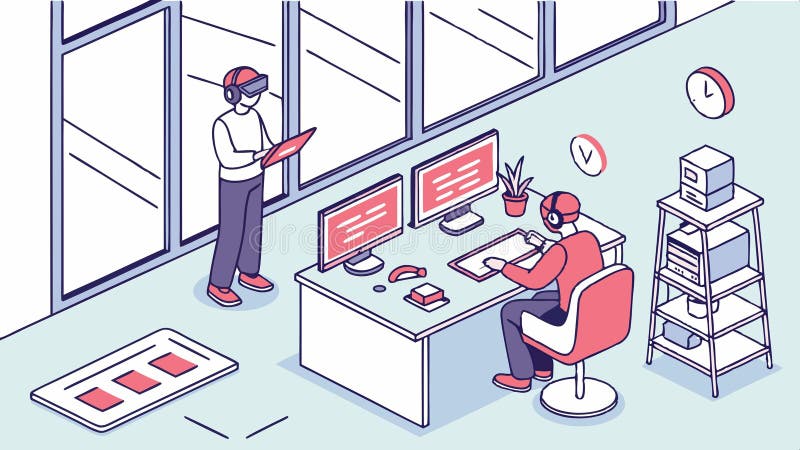 Call Center Isometric View, Customer Service, Support Office ...