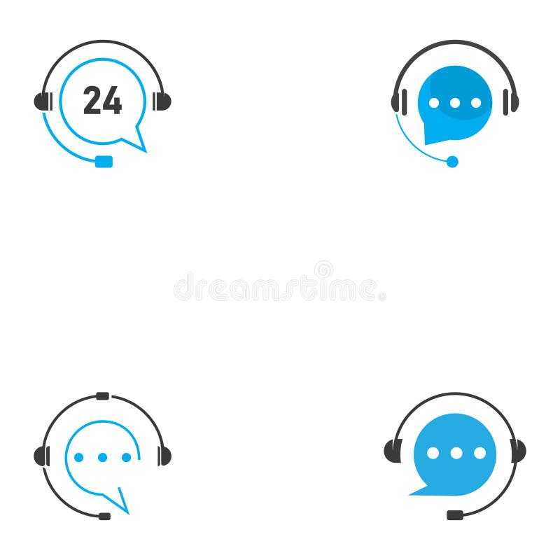 Call Center Logo Vector Illustration Design Template Stock Vector ...