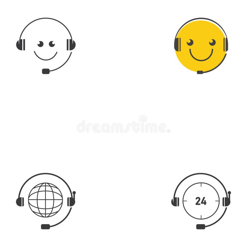 Call Center Logo Vector Illustration Design Template Stock Vector ...