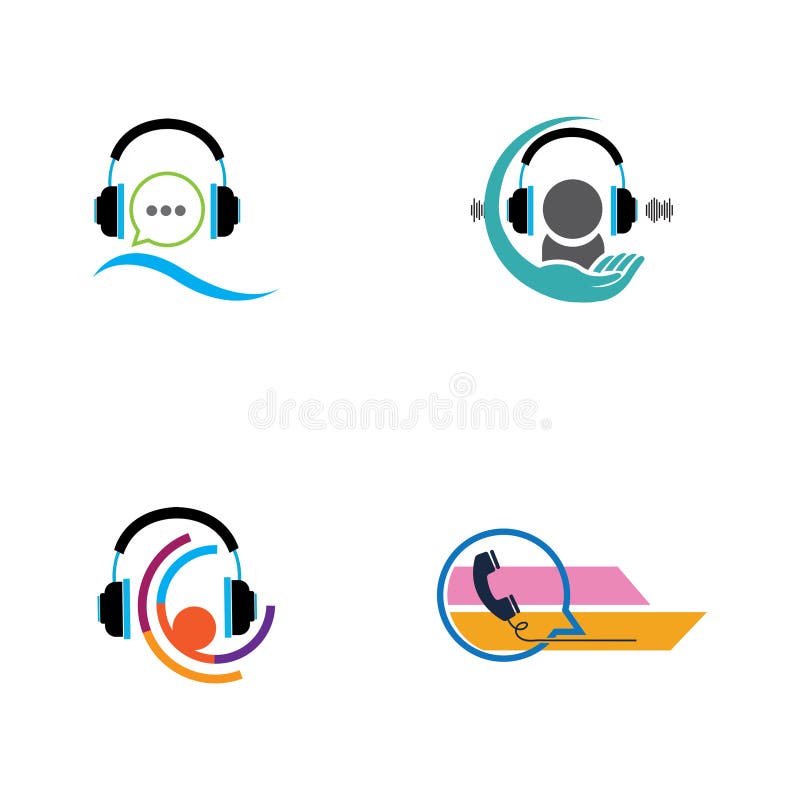 Call Center Logo Vector Illustration Design Template Stock Vector ...