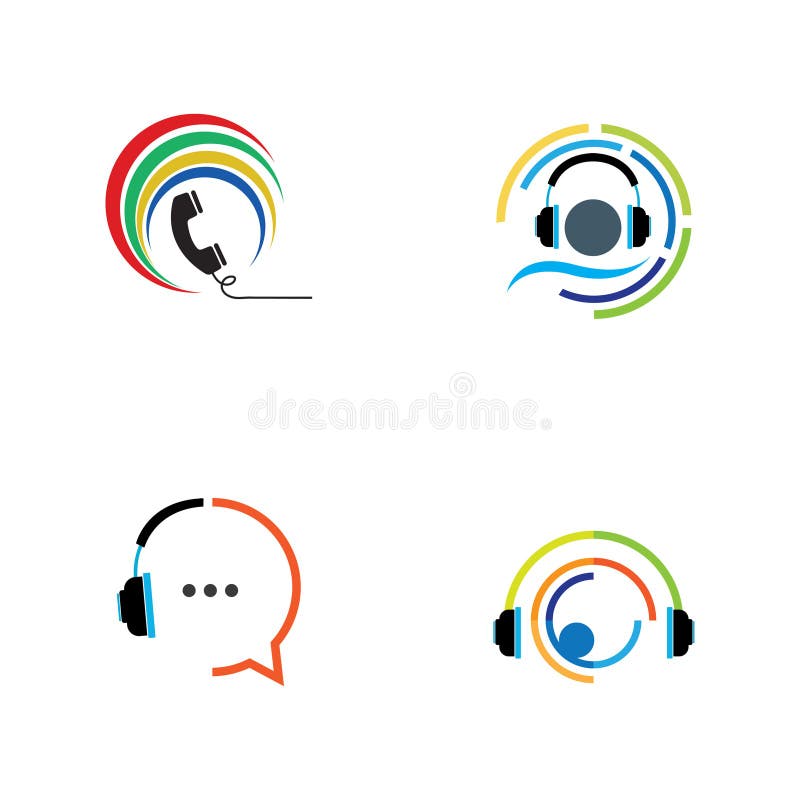 Call Center Logo Vector Illustration Design Template Stock Vector ...