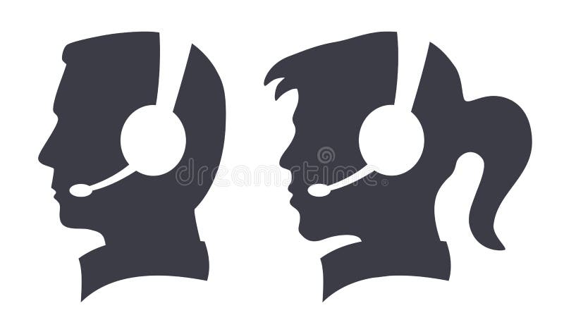 Call Center Headset Icon Stock Illustrations – 24,325 Call Center ...