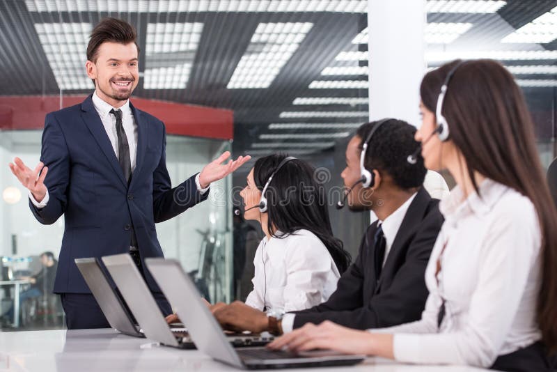 Call center stock photo. Image of agent, people, colleagues - 48426278