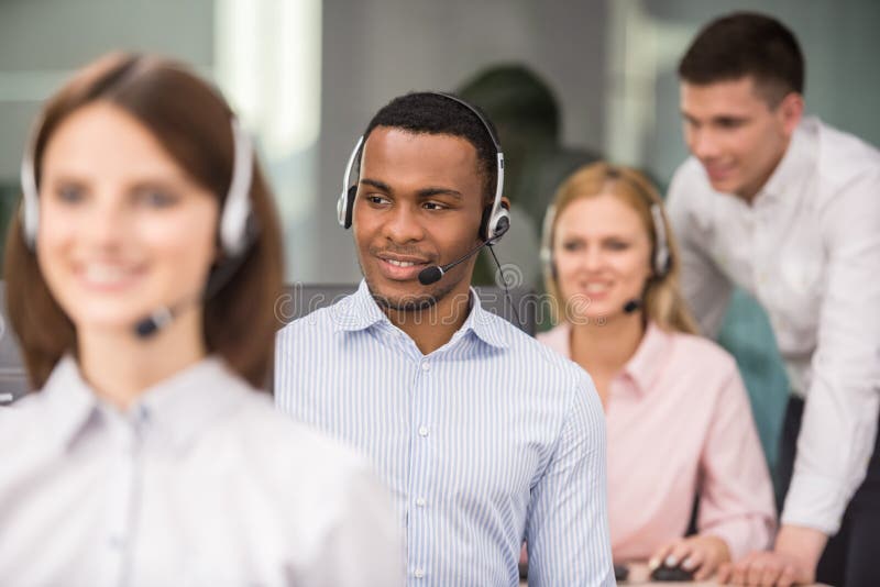 Call center stock photo. Image of agent, call, centre - 55619094