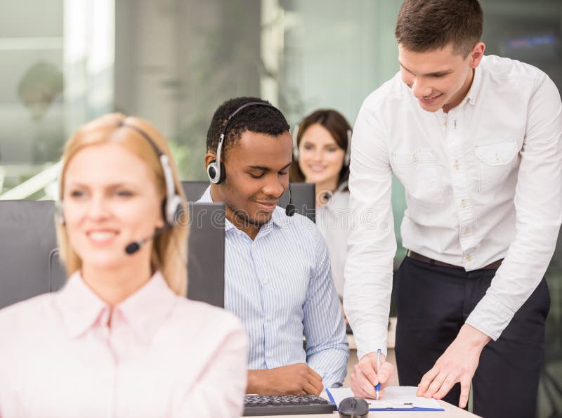 Call center stock image. Image of corporate, male, conversation - 55619135