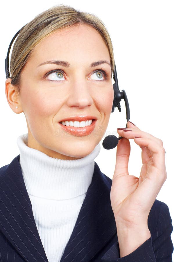 Call center operator stock image. Image of operator, businesspeople ...