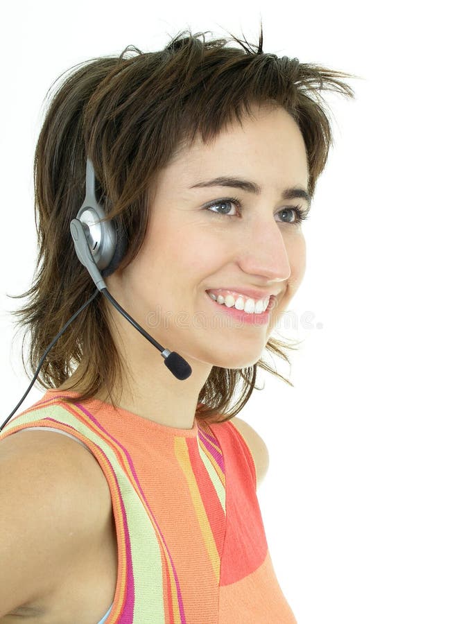 Call center operator stock photo. Image of desk, center - 267904