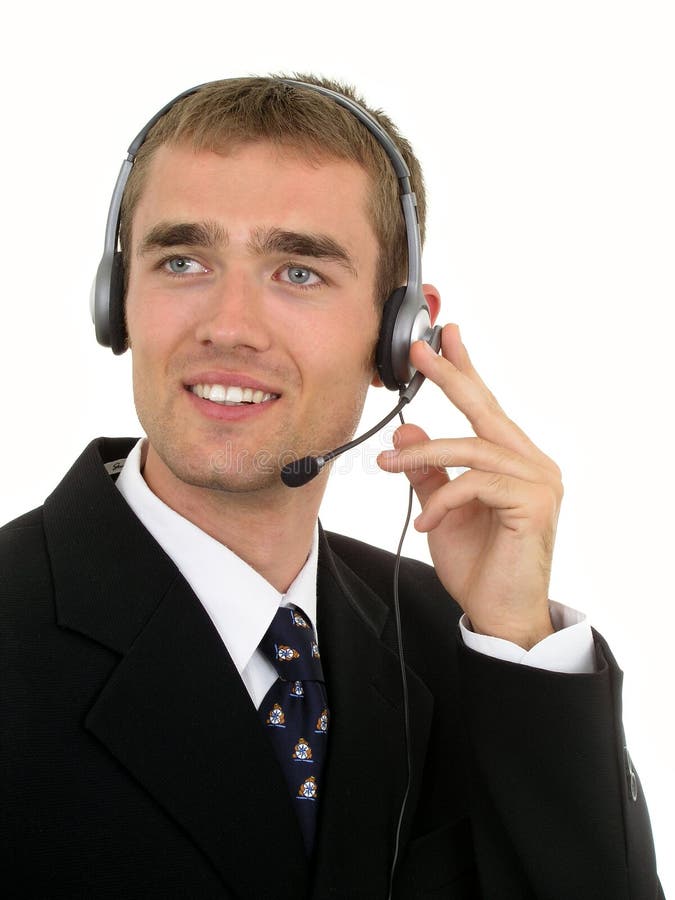 Call center operator stock photo. Image of desk, center - 267904