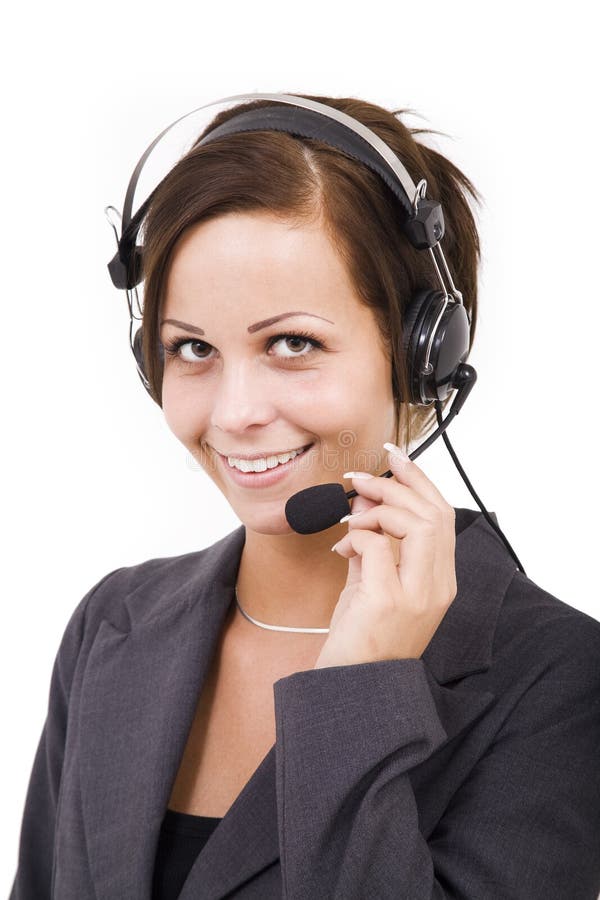 Call center operator stock photo. Image of computer, phonecall - 2579840