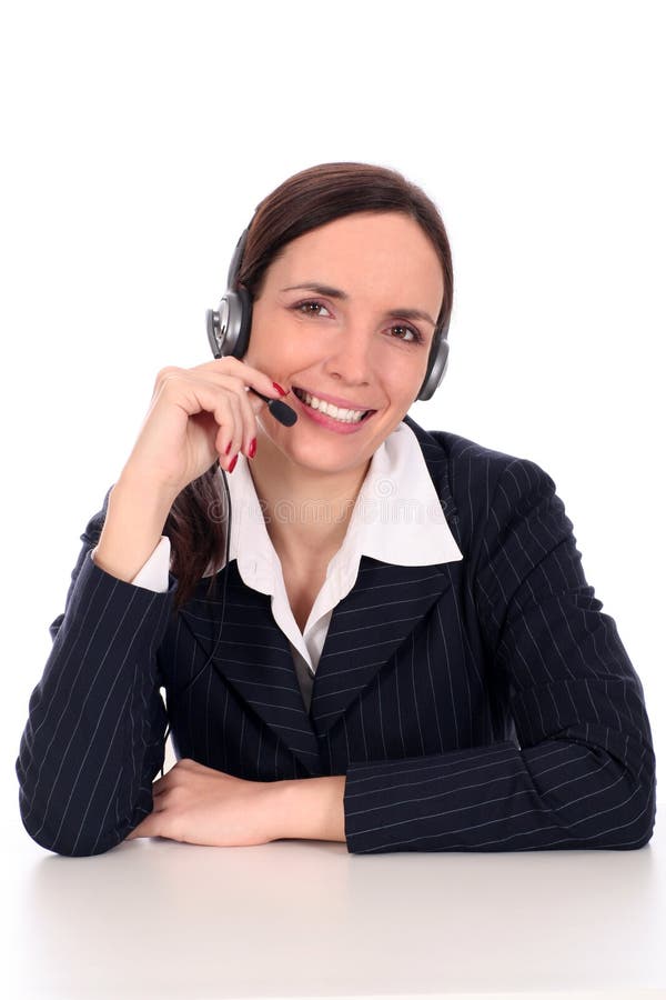 Call center operator stock photo. Image of desk, center - 267904