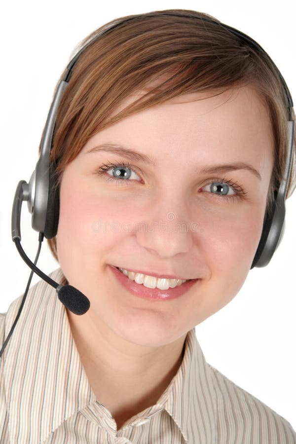 Call center operator stock photo. Image of call, desk, headset - 254416