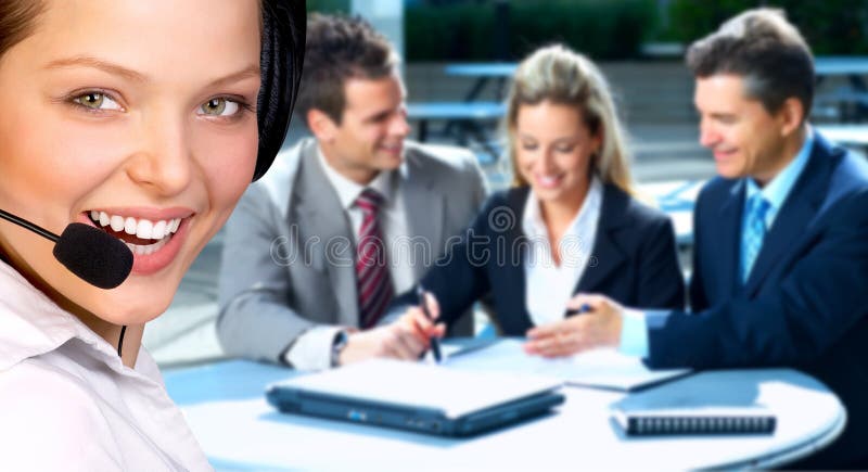 Call Center Operator stock image. Image of group, hands - 5359317