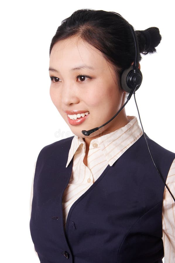 Call center operator stock photo. Image of excited, deal - 5570042