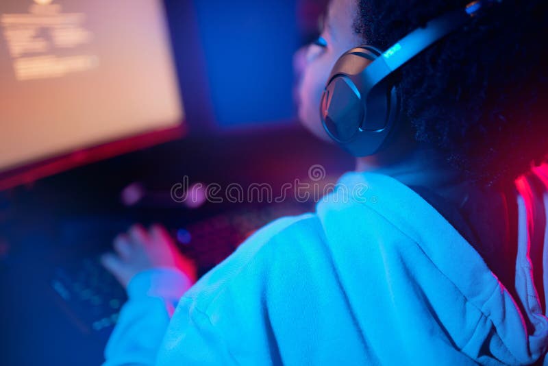 Call Center Operator African Woman American Representative Customer ...