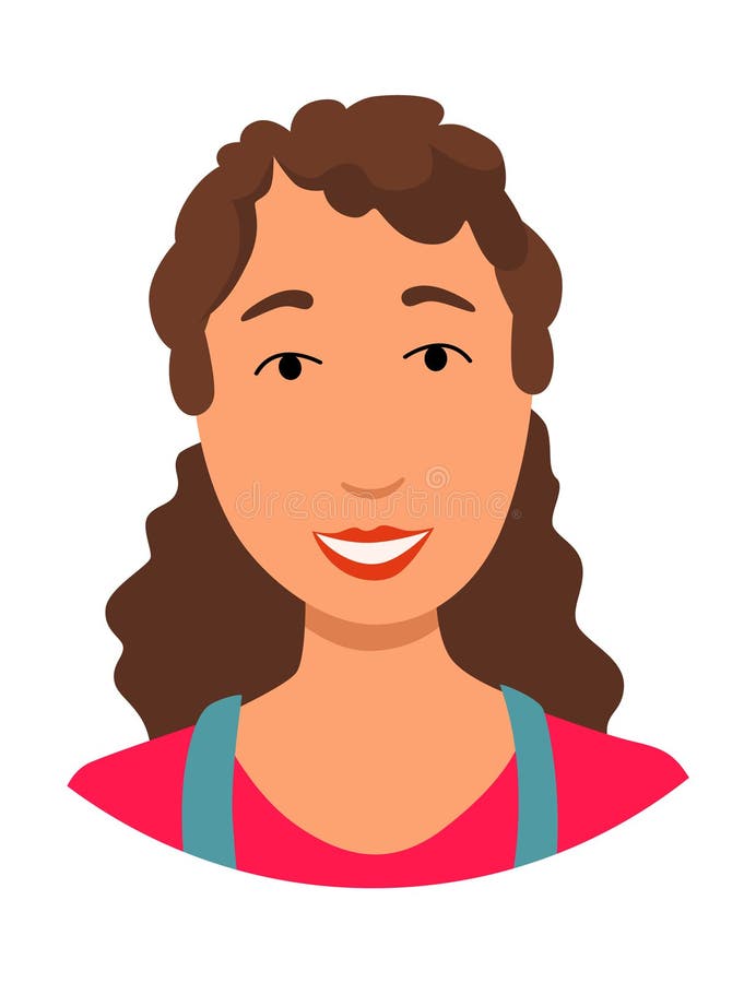 Call Center Operator Avatar without Headphone. Online Support Service ...