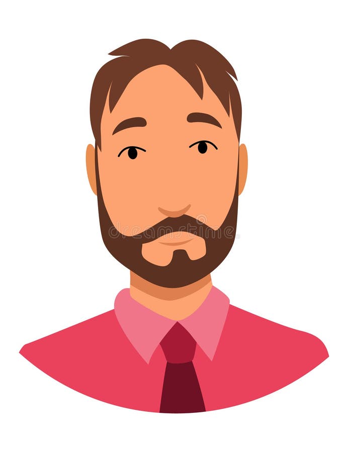 Call Center Operator Avatar without Headphone. Online Support Service ...