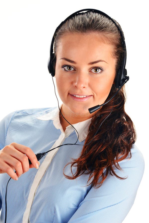 Call Center Operator. Customer Support Stock Photo - Image of headphone ...