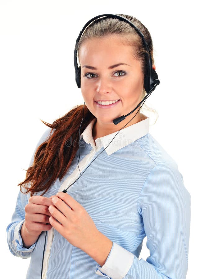 Call Center Operator. Customer Support Stock Image - Image of ...