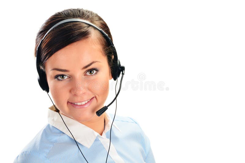 Call Center Operator. Customer Support Stock Photo - Image of keyboard ...