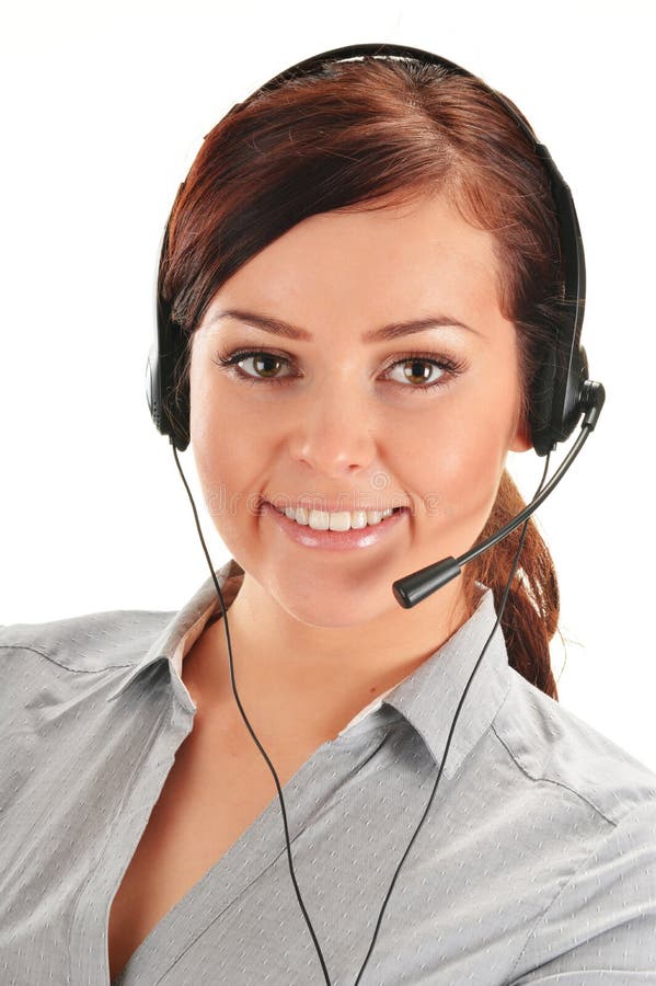 Call Center Operator. Customer Support Stock Photo - Image of call ...