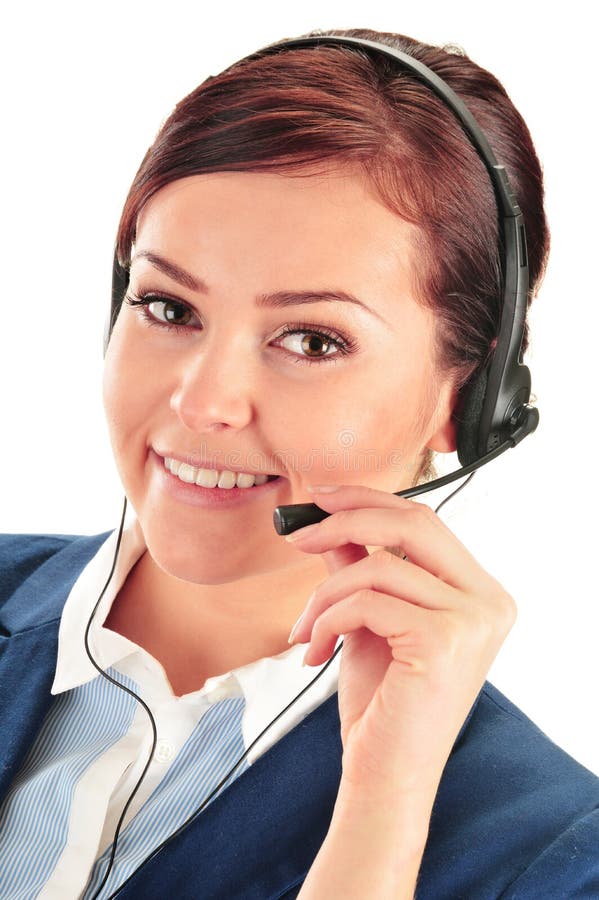 Call Center Operator. Customer Support Stock Image - Image of headset ...