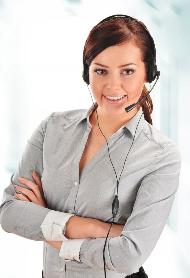 Call Center Operator. Customer Support Stock Photo - Image of ...