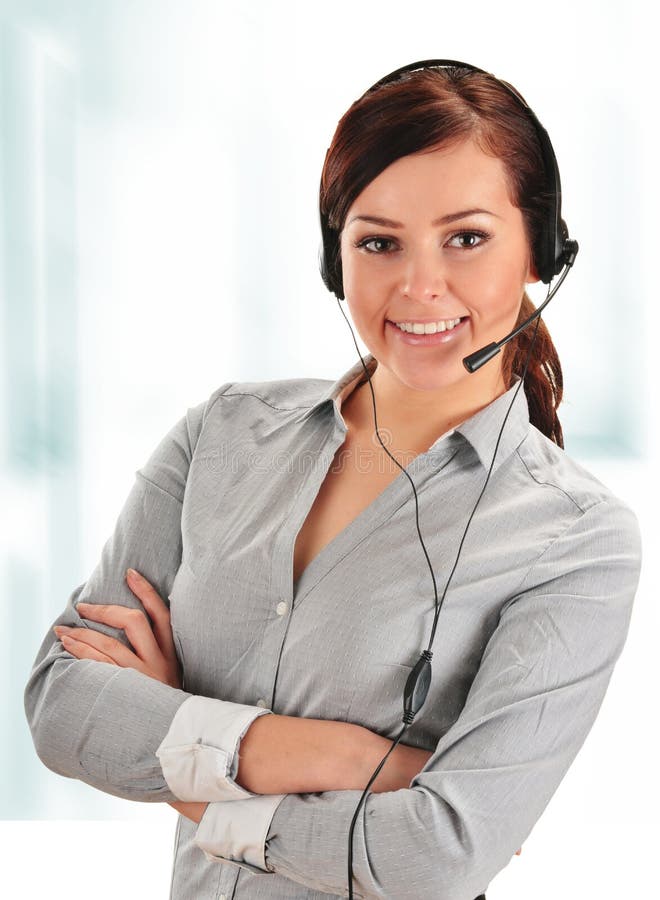 Call Center Operator. Customer Support. Helpdesk. Stock Image - Image ...