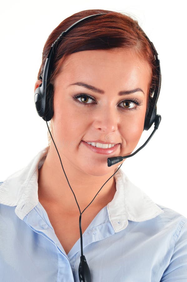 Call Center Operator. Customer Support Stock Photo - Image of secretary ...