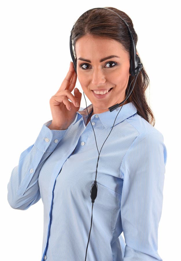 Call Center Operator. Customer Support Stock Photo - Image of ...