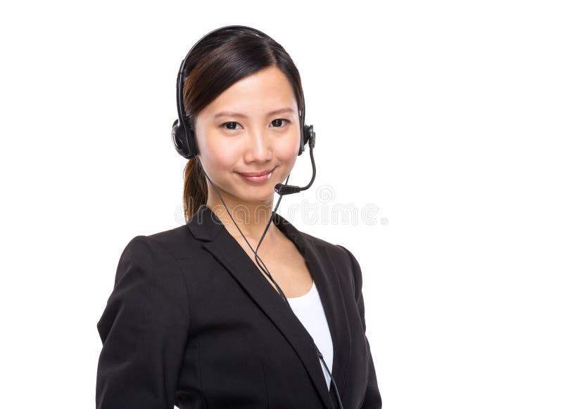 Call center operator stock photo. Image of headset, desk - 43069440