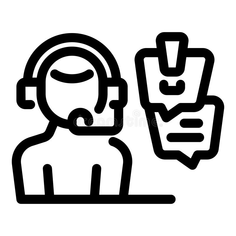 Call Center Operator Managing Negative Client Feedback and Messages ...