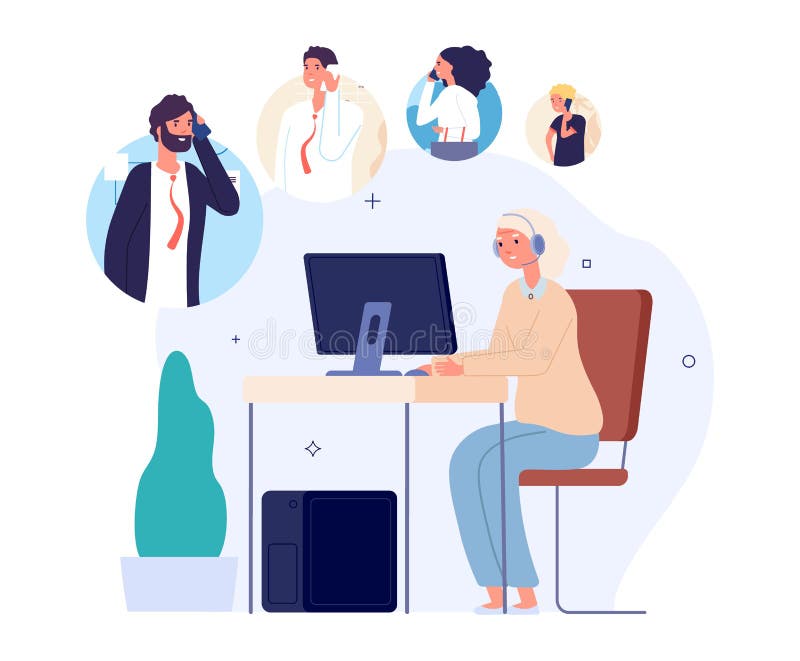 Help Desk Cartoon Stock Illustrations – 4,530 Help Desk Cartoon Stock ...