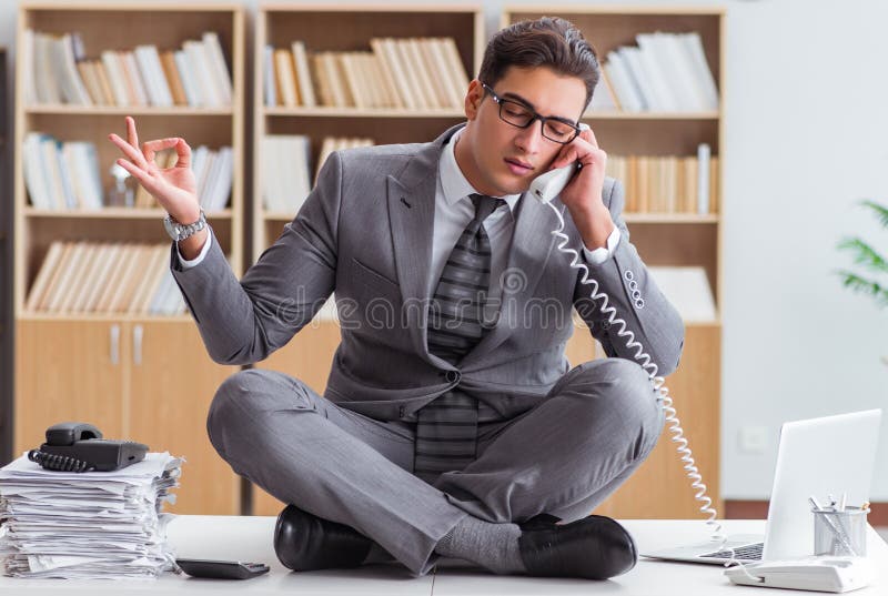 Call Center Operator Talking on the Phone Stock Image - Image of tired ...