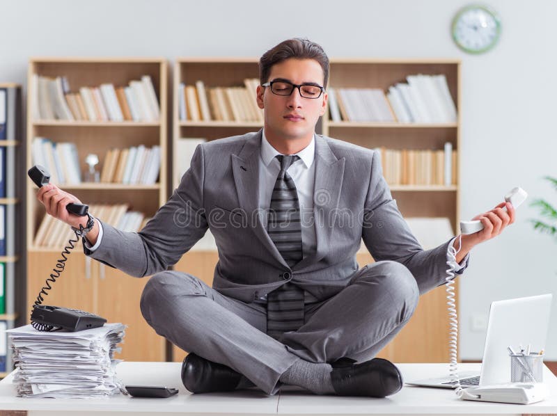 Call Center Operator Talking on the Phone Stock Image - Image of bank ...