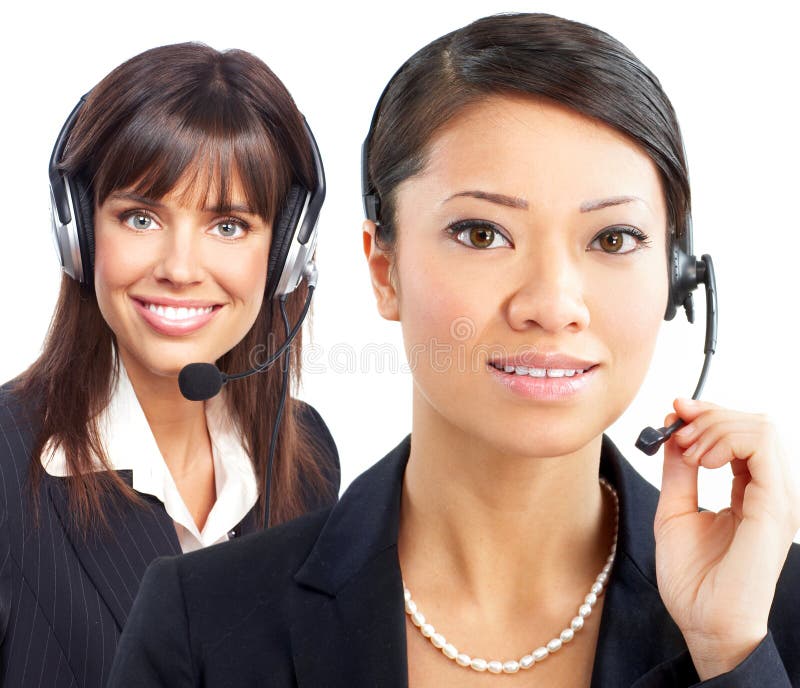 Call Center Operators stock photo. Image of business, asian - 9866064