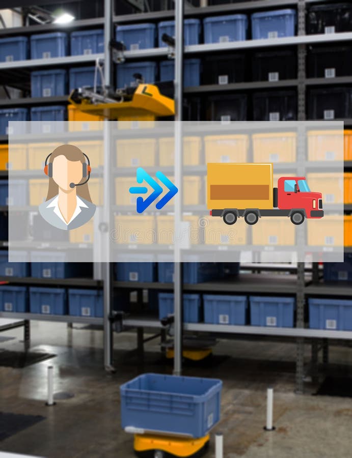 Call Center Person Received Phone Call Purchase Order in Warehouse ... Call Center Person Received Phone Call Purchase Order in Warehouse ...