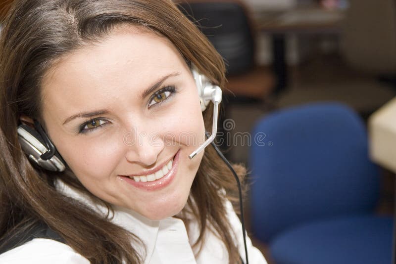 Happy Customer Service Reps Stock Photo - Image of adult, hispanic ...