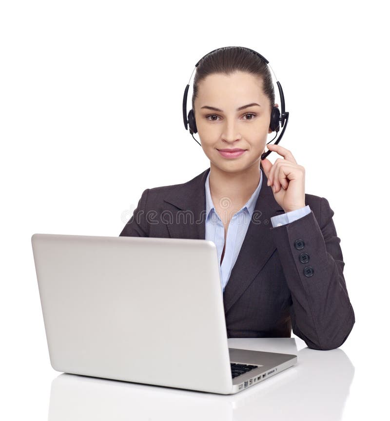 Call center representative stock photo. Image of customer - 113217580