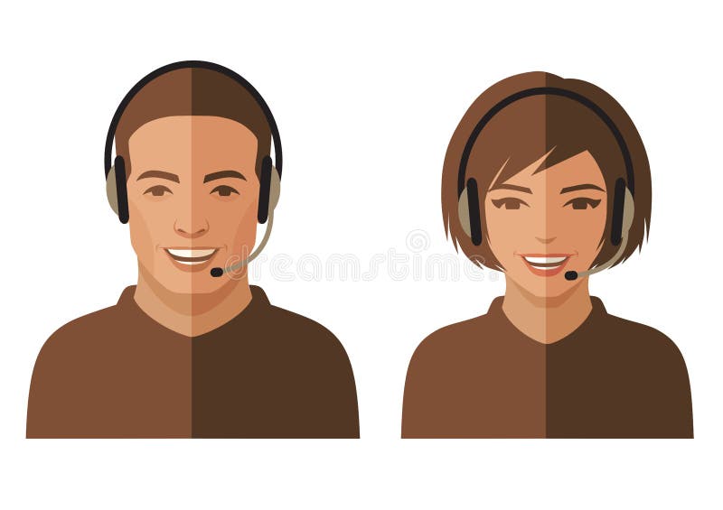 Call center service stock vector. Illustration of corporate - 62266891