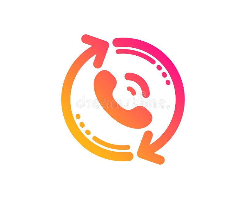 Call Center Service Icon. Recall Support Sign. Vector Stock Vector ...