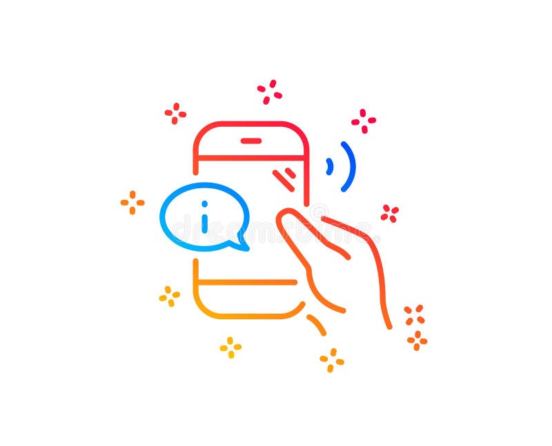 Call Center Service Line Icon. Phone Support Sign. Vector Stock Vector ...