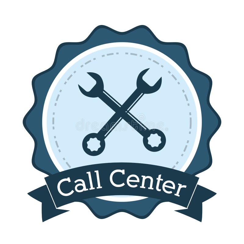 Call Center Design. Telemarketing Icon. Support Concept Stock Vector ...