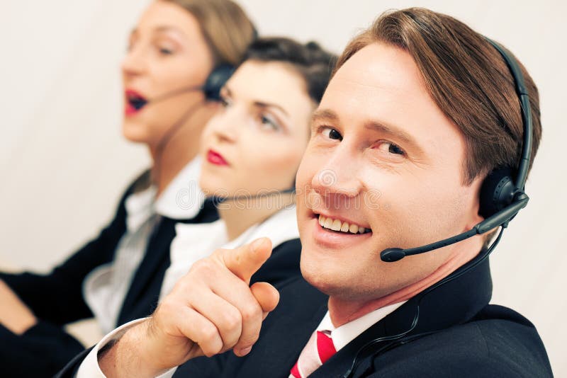 Call center team stock image. Image of communication - 12168977