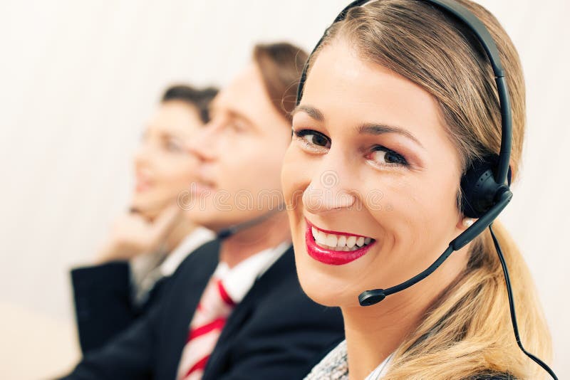 Call center team stock image. Image of care, help, contact - 12264141